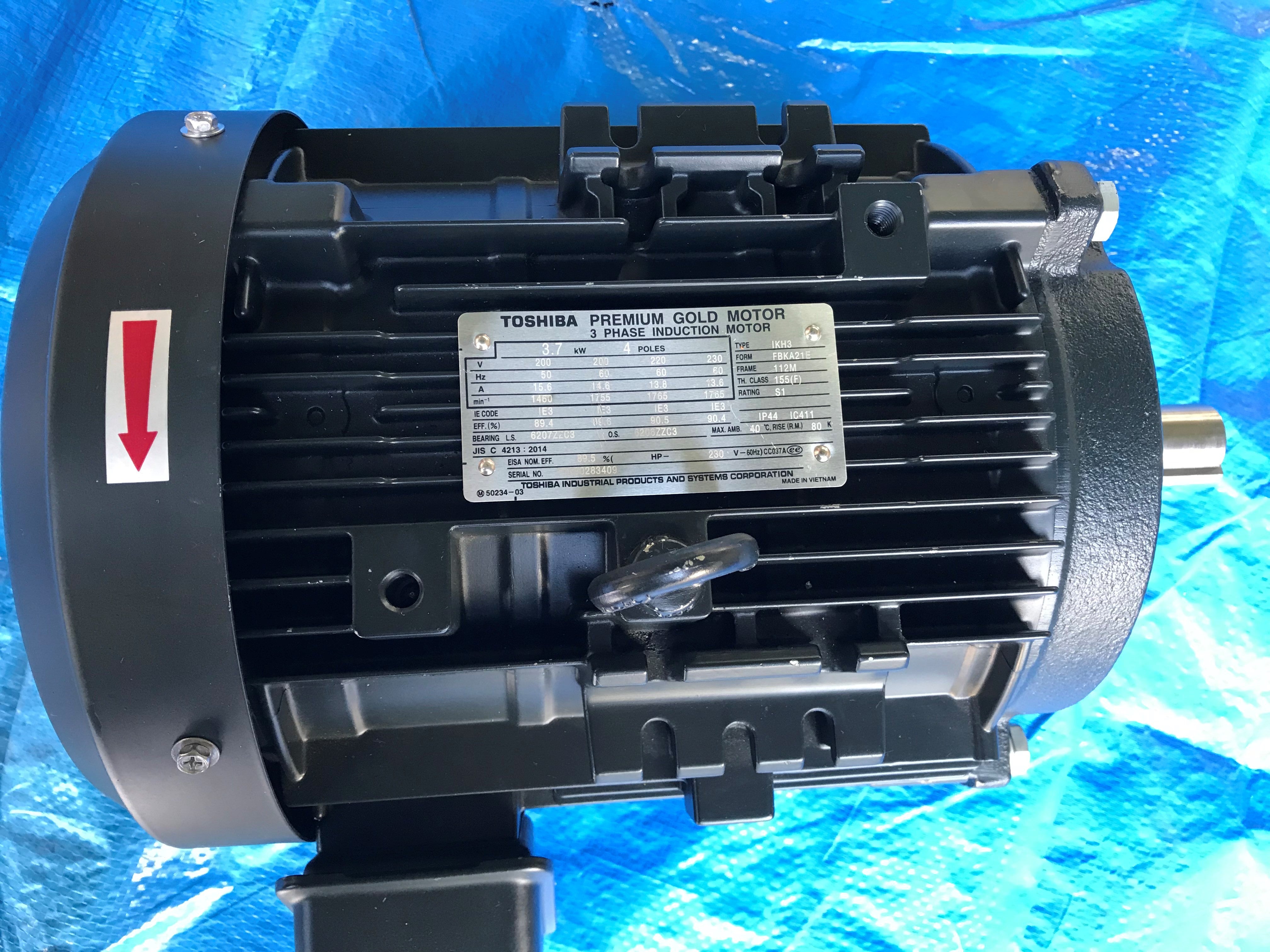 Toshiba Motor IKH3-FBKA21E-4-3.7kw – tokushou